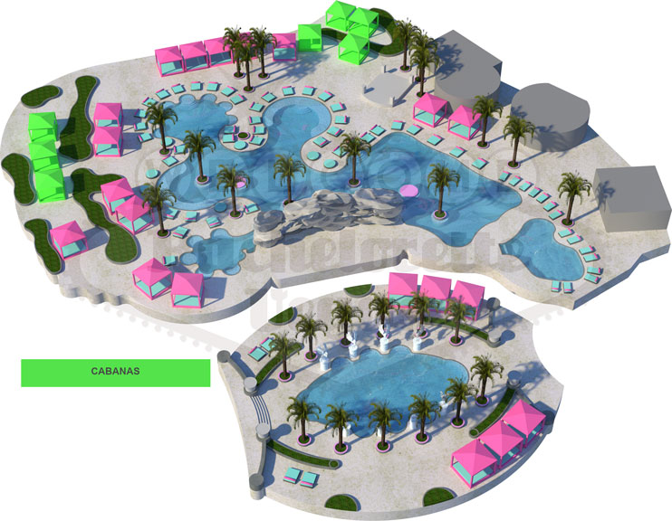 Flamingo Go Pool | Bachelorette Vegas